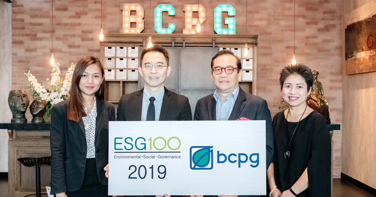 'บีซีพีจี' ติดอันดับหุ้นยั่งยืน ESG100 ต่อเนื่องปีที่ 2 - Hoonsmart