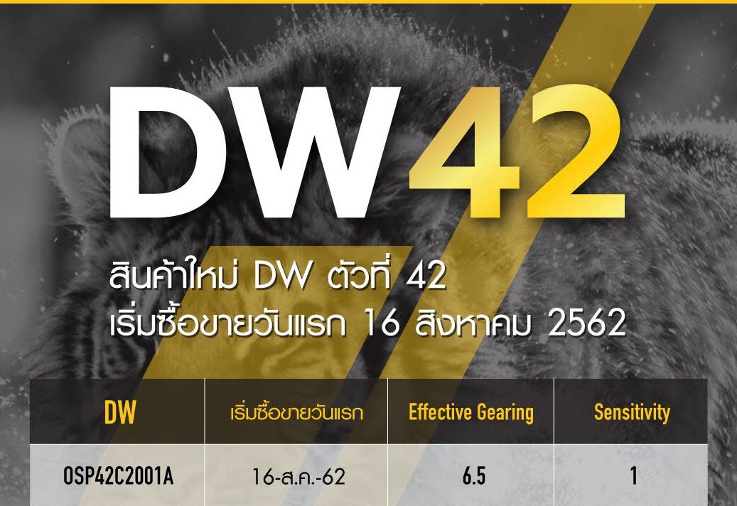 เมย์แบงก์ กิมเอ็ง ออก DW42 รุ่นใหม่ OSP42C2001A - Hoonsmart