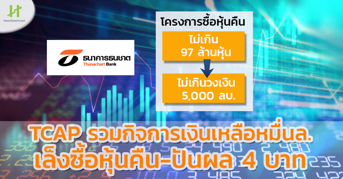 TCAP พุ่งแรงกว่า 8% รับแผนเล็งซื้อหุ้นคืน-ปันผล - Hoonsmart