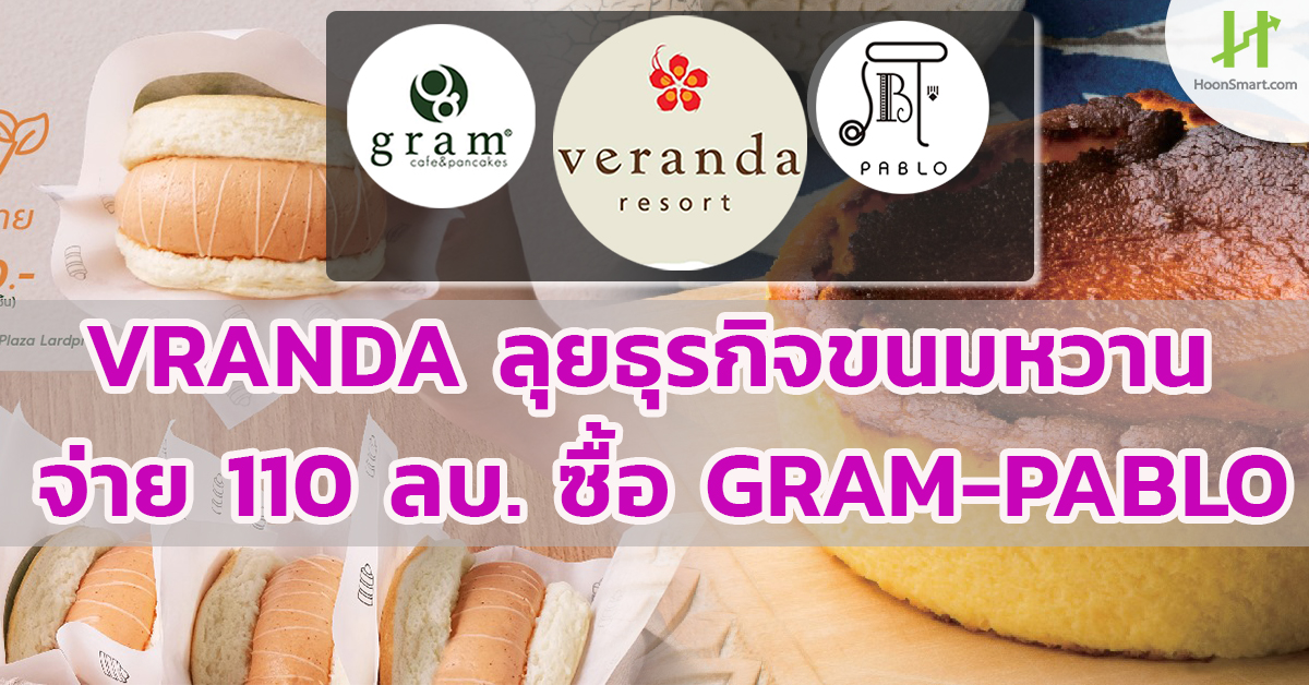 VRANDA ทุ่ม 110 ลบ. ซื้อธุรกิจร้านขนมหวาน - Hoonsmart