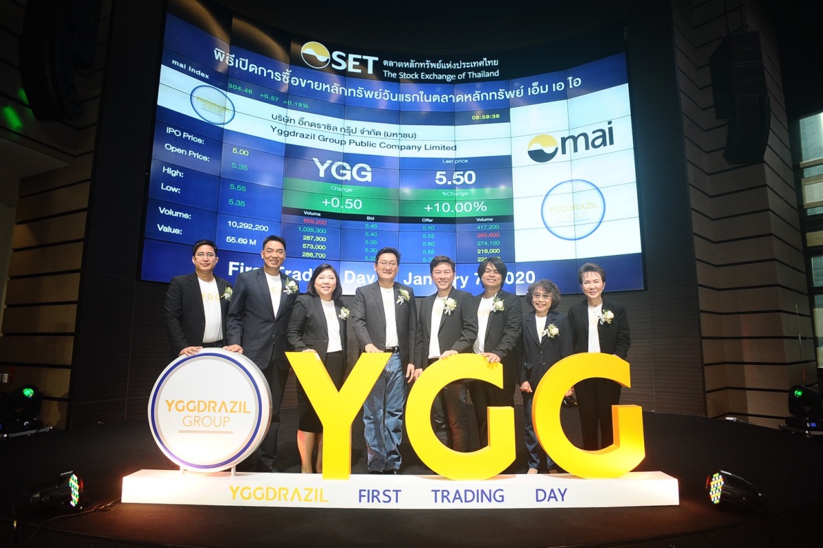 YGG เจิมตลาด IPO ปี 63 ฉลุยวันแรกเหนือจอง 22% - Hoonsmart