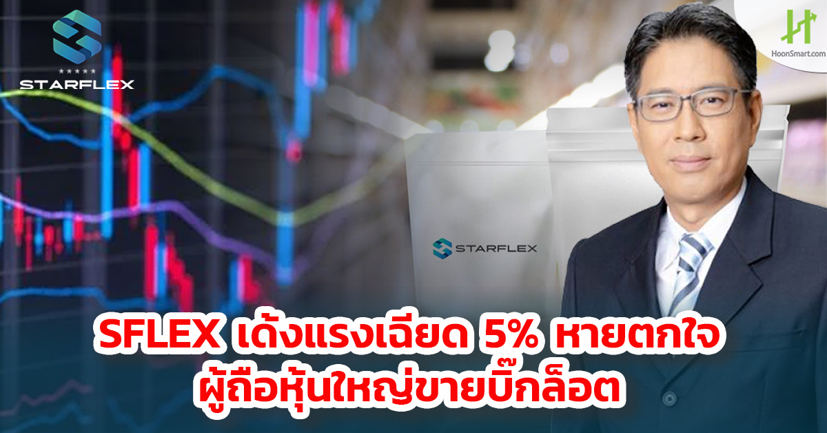 SFLEX เด้งแรงเฉียด 5% หายตกใจ ผู้ถือหุ้นใหญ่ขายบิ๊กล็อต - Hoonsmart