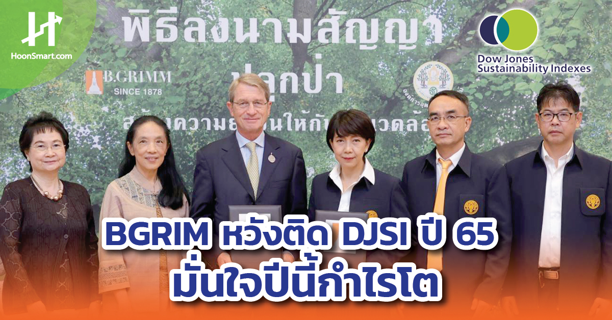 BGRIM หวังติด DJSI ปี 65 มั่นใจปีนี้กำไรโต - Hoonsmart