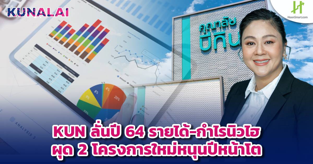 KUN ลั่นปี 64 รายได้-กำไรนิวไฮ ผุด 2 โครงการใหม่หนุนปีหน้าโต - Hoonsmart