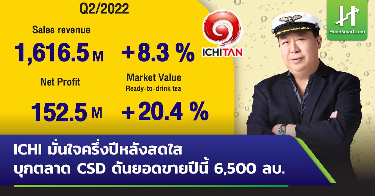 ICHI มั่นใจครึ่งปีหลังสดใส บุกตลาด CSD ดันยอดขายปีนี้ 6,500 ลบ. - Hoonsmart
