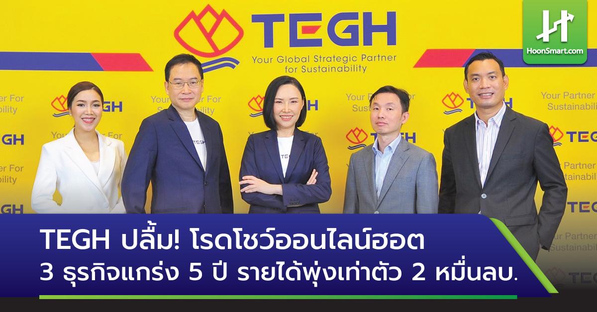 TEGH ปลื้ม! โรดโชว์ออนไลน์ฮอต 3 ธุรกิจแกร่ง 5 ปีรายได้พุ่งเท่าตัว 2 ...