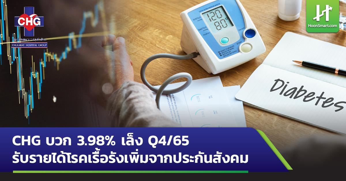 CHG บวก 3.98% เล็ง Q4/65 รับรายได้โรคเรื้อรังเพิ่มจากประกันสังคม - Hoonsmart