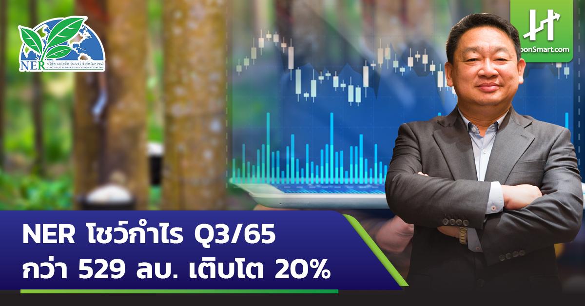 NER โชว์กำไร Q3/65 กว่า 529 ลบ. เติบโต 20% - Hoonsmart