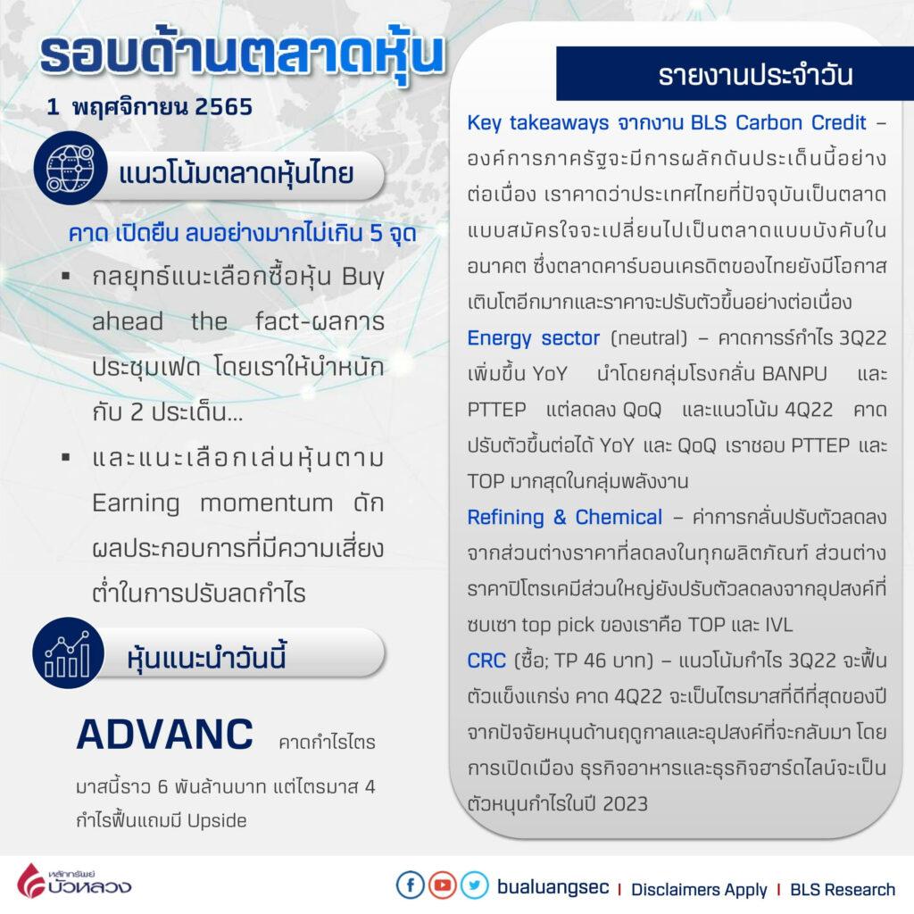 บล.บัวหลวง แนะ ADVANC คาด Q4 กำไรฟื้นตัว ราคามี Upside - Hoonsmart