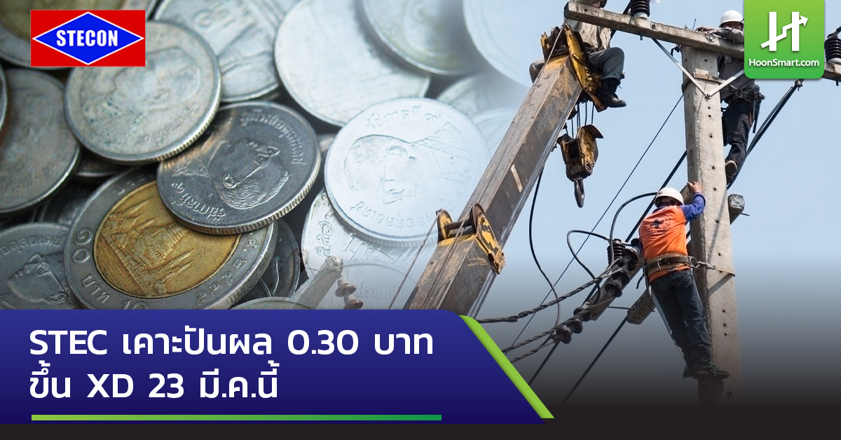 STEC เคาะปันผล 0.30 บาท ขึ้น XD 23 มี.ค.นี้ - Hoonsmart