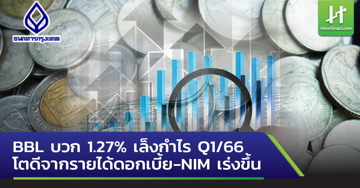 BBL บวก 1.27% เล็งกำไร Q1/66 โตดีจากรายได้ดอกเบี้ย-NIM เร่งขึ้น - Hoonsmart