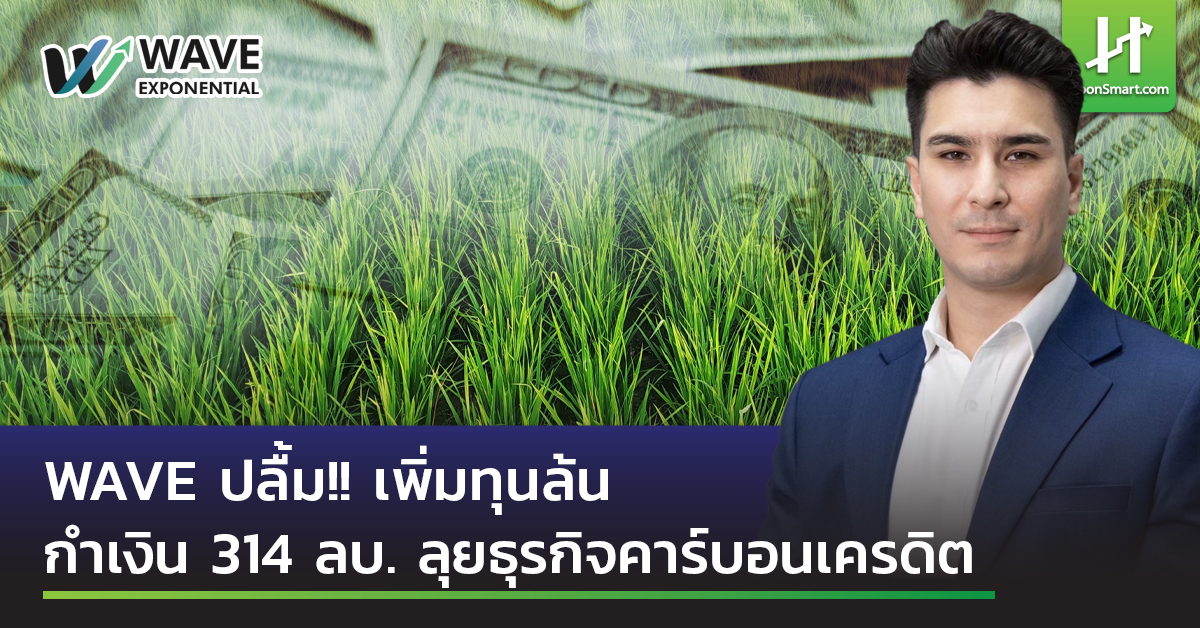 WAVE ปลื้ม !! เพิ่มทุนล้น ..กำเงิน 314 ลบ. ลุยธุรกิจคาร์บอนเครดิต - Hoonsmart