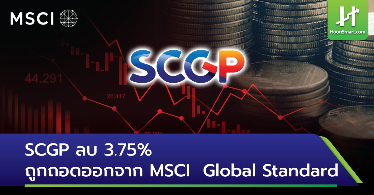 SCGP ลบ 3.75% ถูกถอดออกจาก MSCI Global Standard - Hoonsmart
