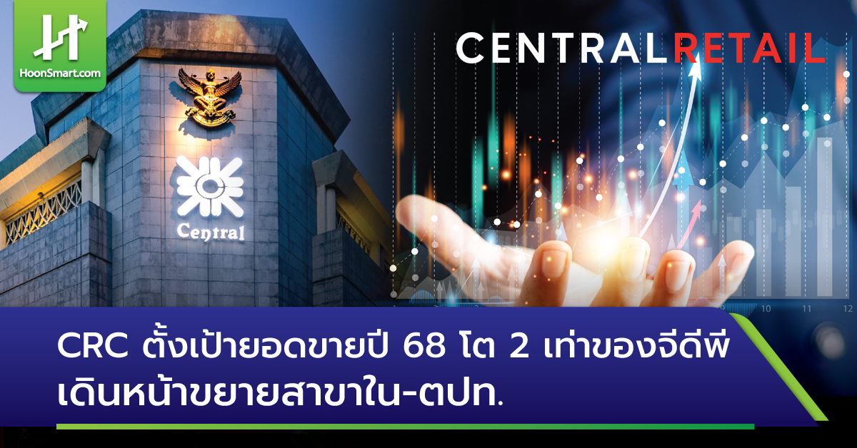 CRC ตั้งเป้ายอดขายปี 68 โต 2 เท่าของจีดีพี เดินหน้าขยายสาขาใน-ตปท. ...