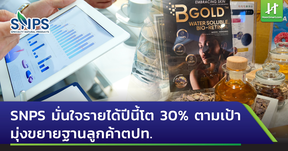 SNPS มั่นใจรายได้ปีนี้โต 30% ตามเป้า มุ่งขยายฐานลูกค้าตปท. - Hoonsmart