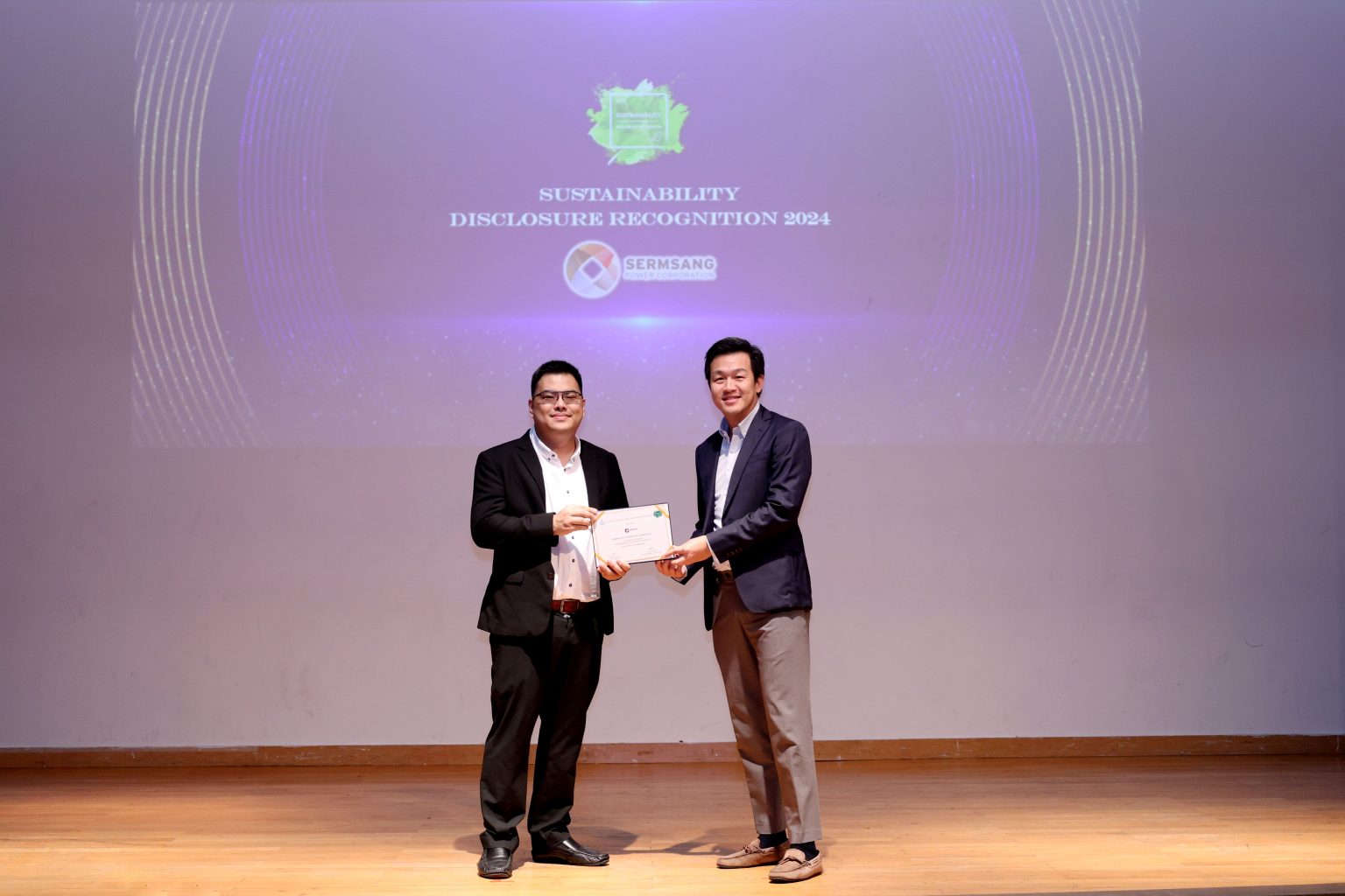 SSP ปลื้ม ! รางวัล Sustainability Disclosure Recognition 2024 - Hoonsmart