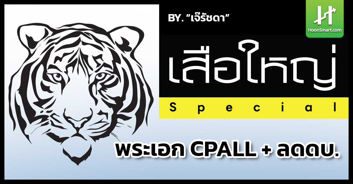 เสือใหญ่สเปเชี่ยล : พระเอก CPALL + ลดดบ. - Hoonsmart