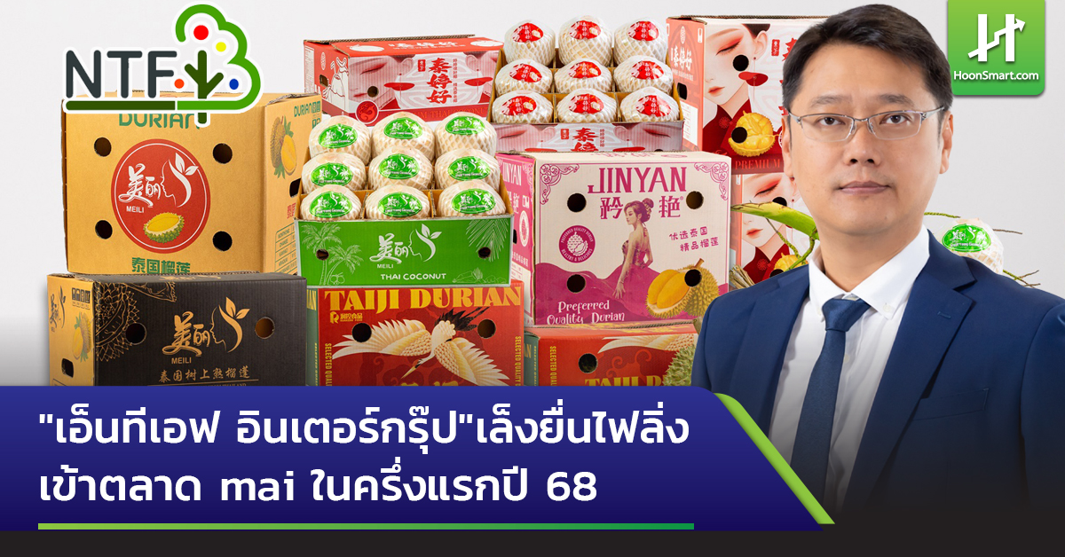 "เอ็นทีเอฟ อินเตอร์กรุ๊ป"เล็งยื่นไฟลิ่งเข้าตลาด Mai ในครึ่งแรกปี 68 - Hoonsmart