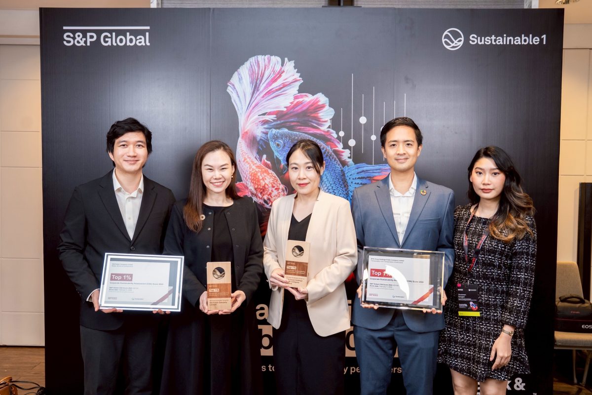 "VGI คว้ารางวัล "Top 1%" ปีที่ 3 ผู้นำความยั่งยืนระดับโลก - Hoonsmart