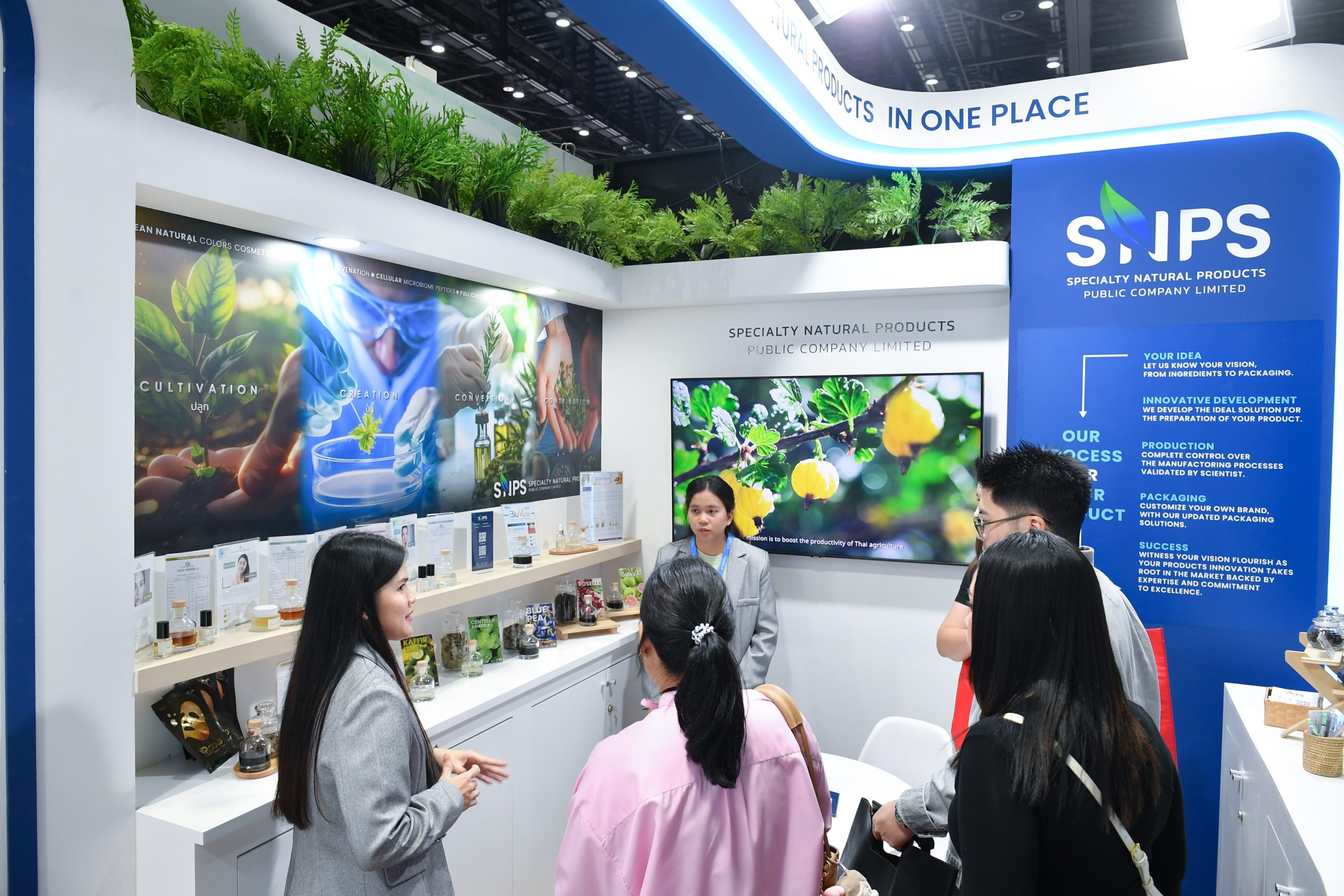 SNPS โชว์ศักยภาพผู้นำสกัดสมุนไพร งาน Cosmoprof CBE ASEAN ฯ 2025 - Hoonsmart
