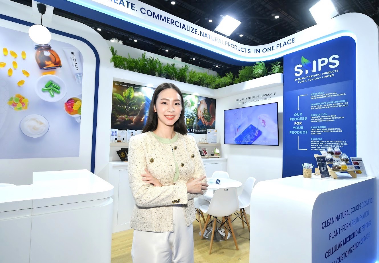 SNPS โชว์ศักยภาพผู้นำสกัดสมุนไพร งาน Cosmoprof CBE ASEAN ฯ 2025 - Hoonsmart