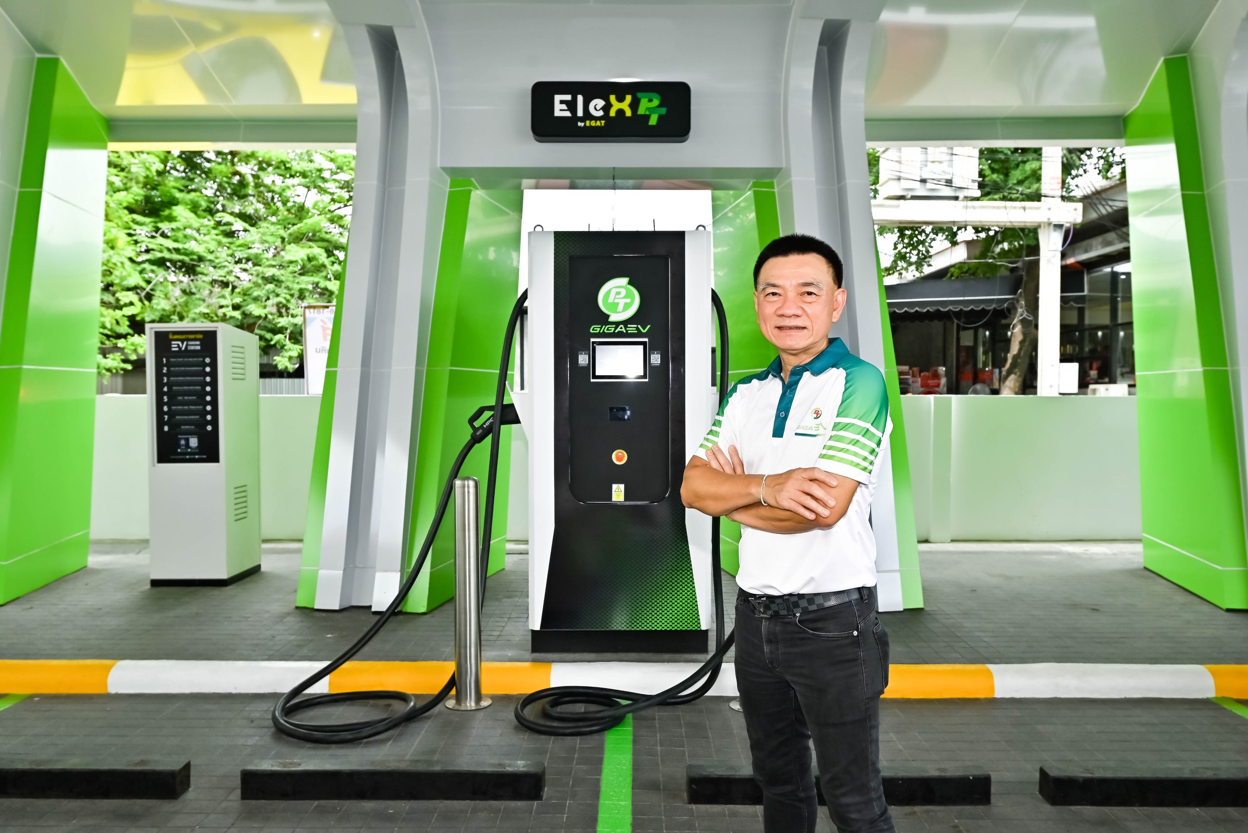 PTG เปิดต้นแบบสถานีชาร์จอีวีครบวงจรนำร่อง "PT GIGA EV"ลาดพร้าว-วังหิน - Hoonsmart
