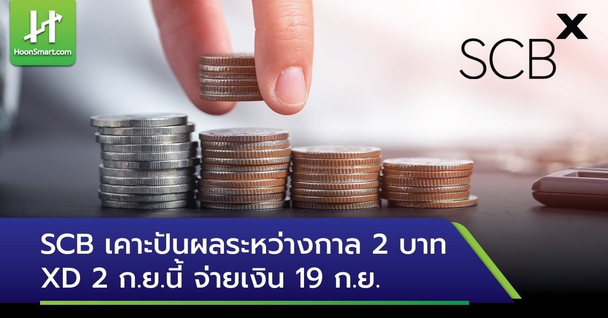SCB เคาะปันผลระหว่างกาล 2 บาท XD 2 ก.ย.นี้ จ่ายเงิน 19 ก.ย. - Hoonsmart