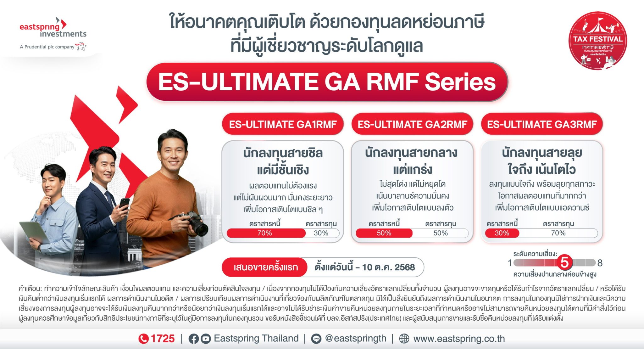 บลจ.อีสท์สปริงเปิดตัวกองทุน RMF 3 แบบ 3 สไตล์กระจายลงทุนทั่วโลก - Hoonsmart